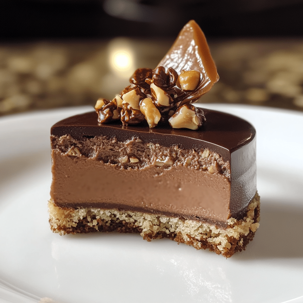 Entremet Mousse Chocolat Noisette - Recette Traditionelle