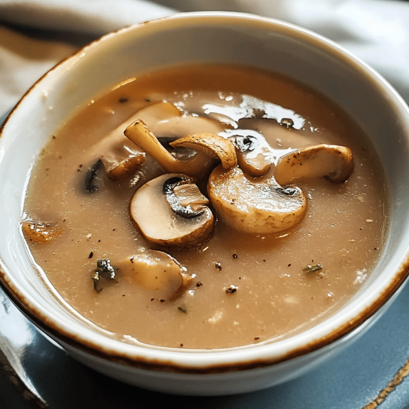 Soupe aux Champignons - Recette Traditionelle