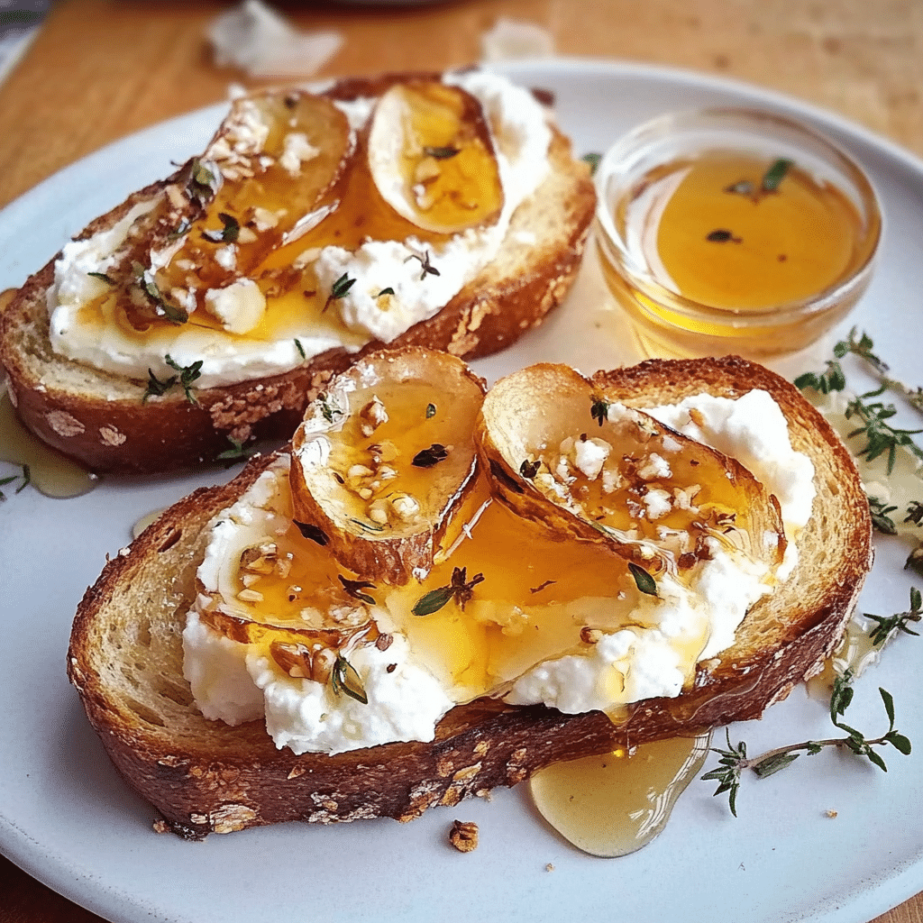 Toast Chèvre Miel - Recette Traditionelle